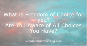 Freedom of Choice | Create